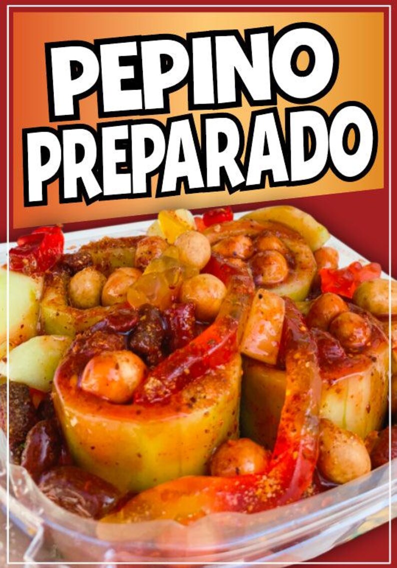 Pepino Preparado Sticker Window Decal Truck Concession Vinyl Restaurant ...