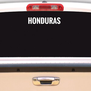 Honduras Letras Honduran Decal Car Window Laptop Vinyl Sticker Honduras ...