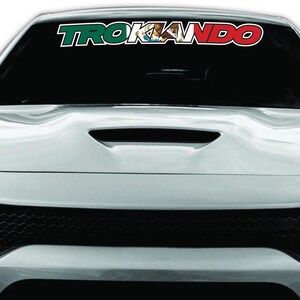 Trokiando Decal Car Window Laptop Map Vinyl Sticker Mexican Flag ...