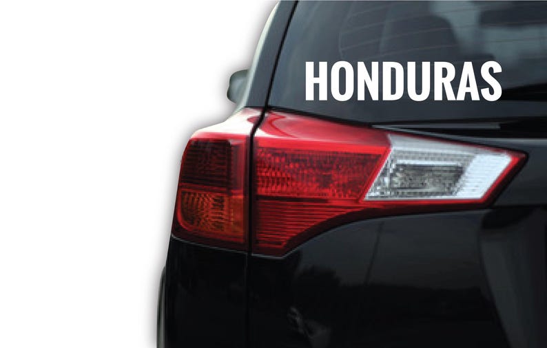 Honduras Letras Honduran Decal Car Window Laptop Vinyl Sticker Honduras ...