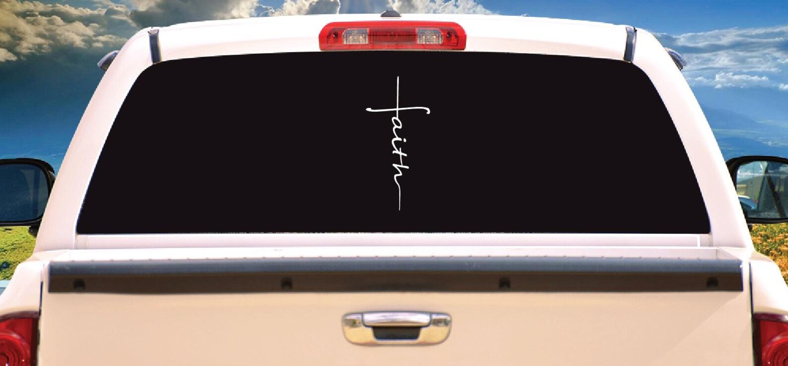Faith Decal, Jesus, Christian Sticker, Faith Shirt, Vertical Cross ...