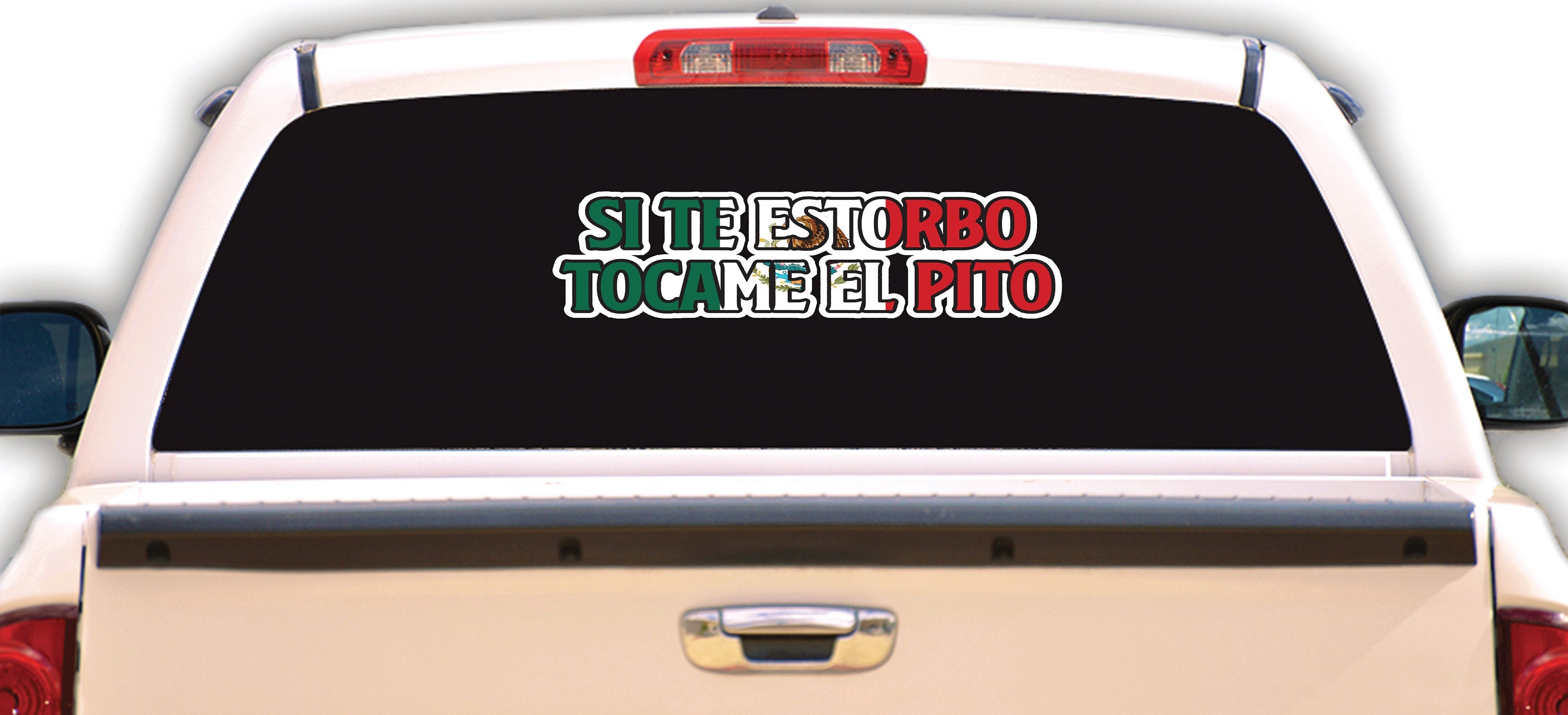 SI Te Estorbo Tocame El Pito Decal Sticker Decal Car Window Laptop ...