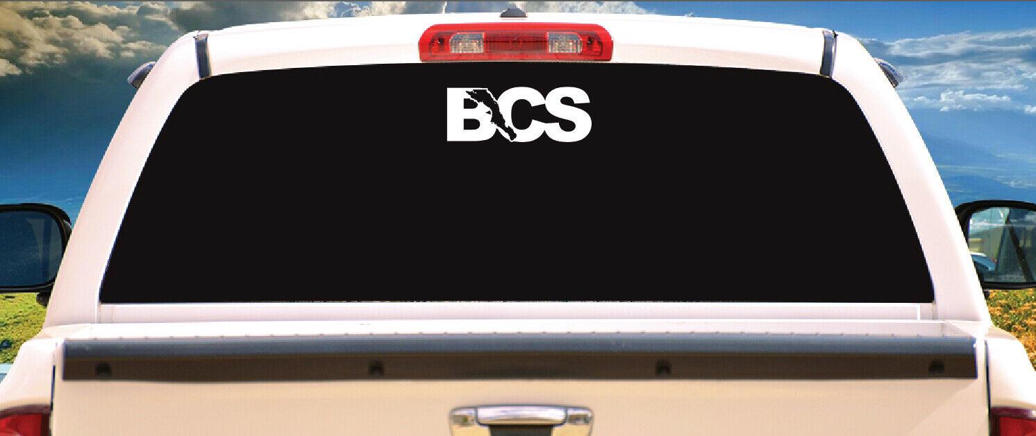 Baja California Sur Letters Decal Car Window Laptop Map Vinyl Sticker ...