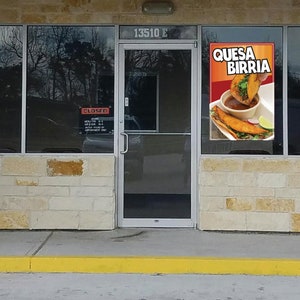 Quesabirria Decal Window Sticker Mexican Food Truck Concession Vinyl ...