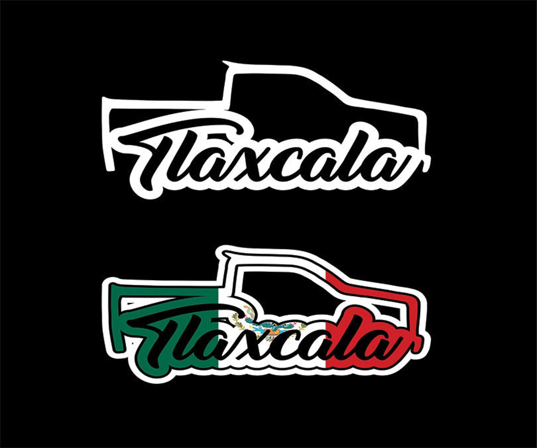 Tlaxcala Decal Troka Silhouette Letters Decal Car Window Laptop Map ...