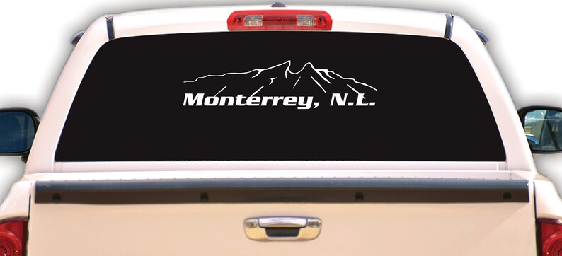 Cerro De La Silla Decal Car Window Laptop Vinyl Sticker Mexico ...