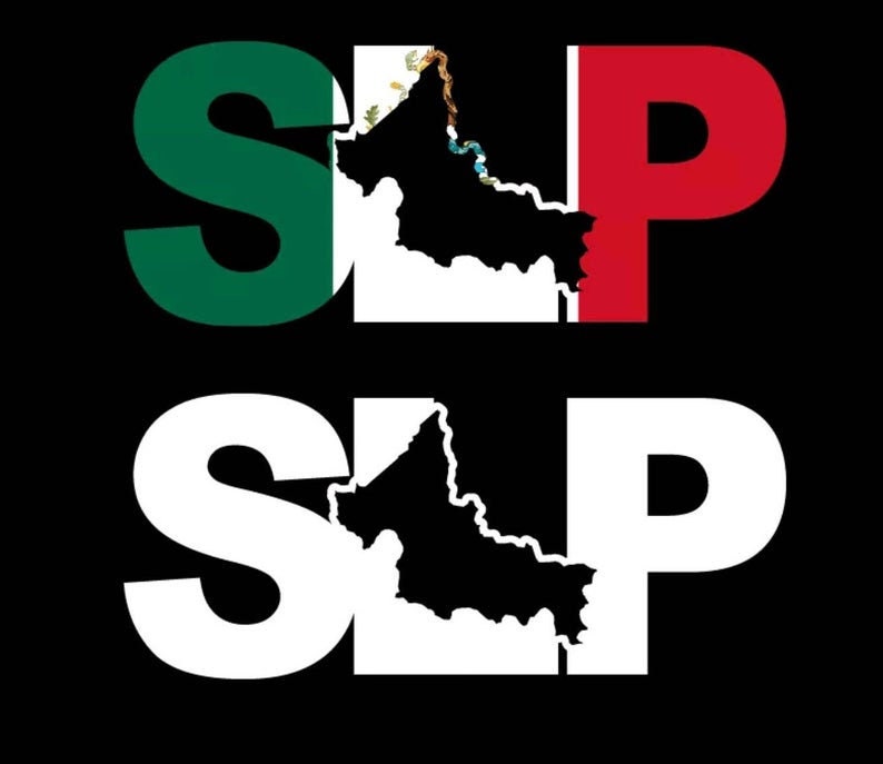 SLP Letters Decal Car Window Laptop Map Vinyl Sticker Mexico SLP Mx ...