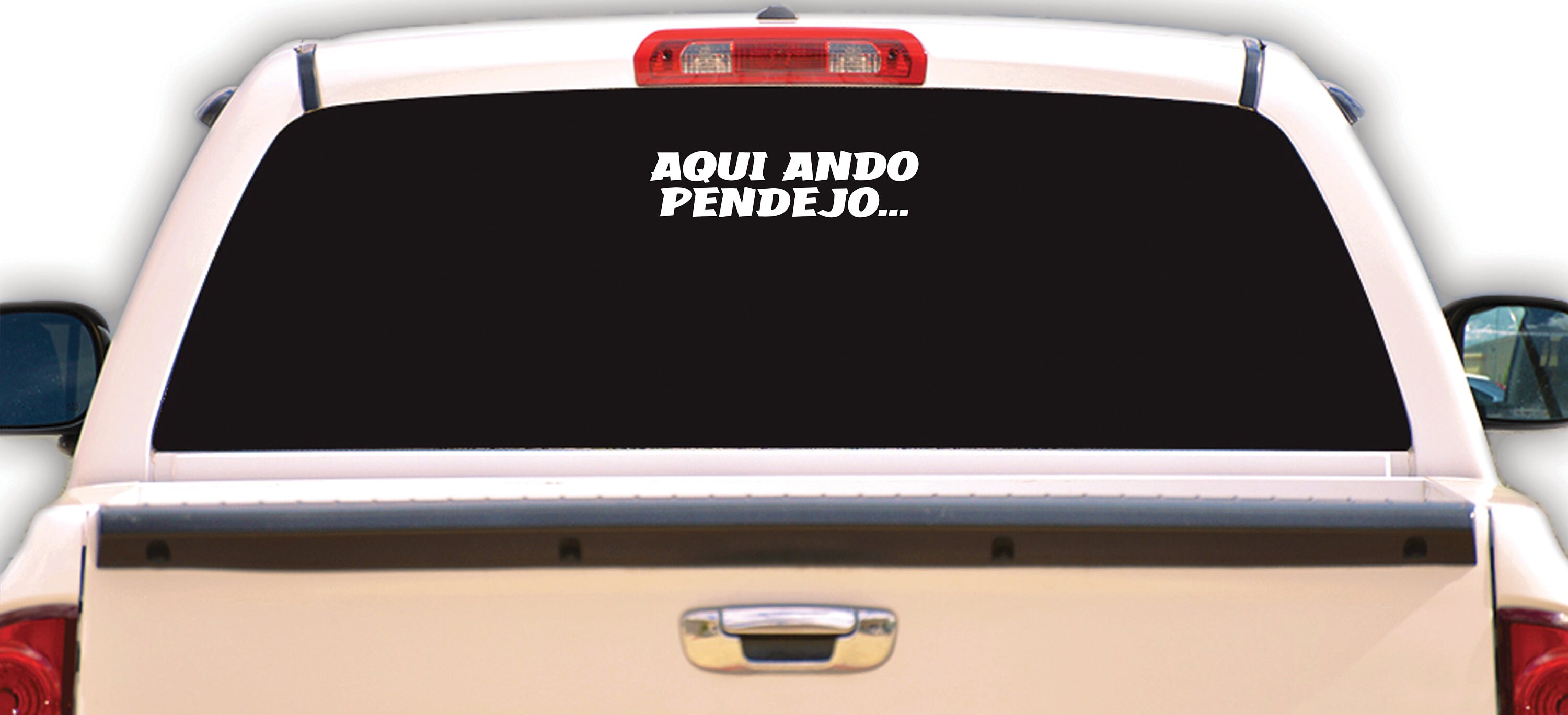 Aqui Ando Pendejo Decal Sticker Decal Car Window Laptop Vinyl Sticker ...