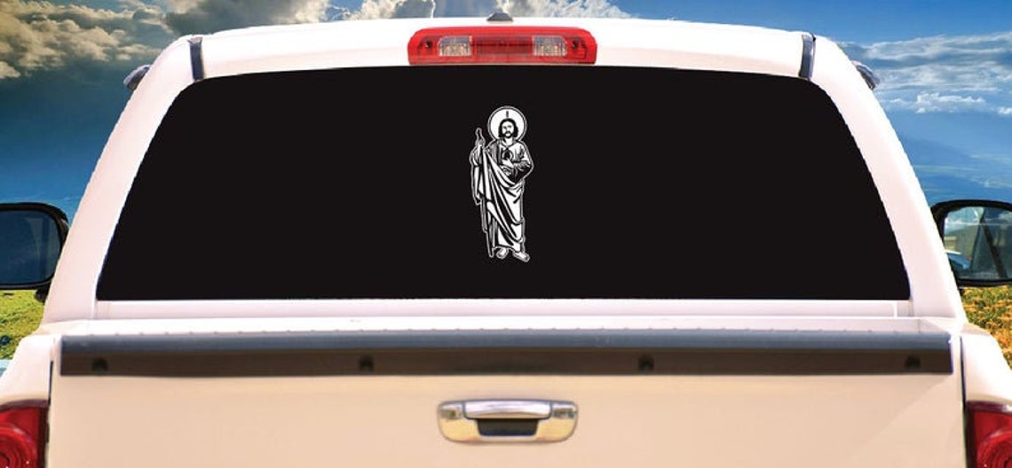 St Jude Decal Sticker Car Decal Window Laptop San Judas Saint Santo ...