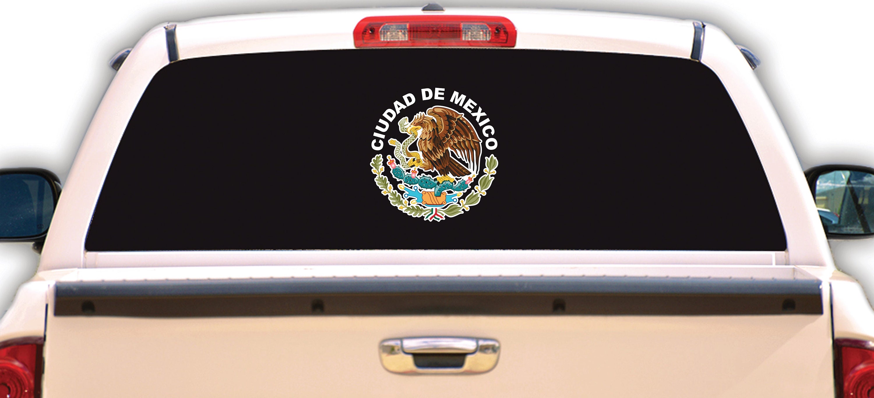 Escudo Mexican Flag Decal Cd De Mexico Car Window Laptop Vinyl Sticker ...