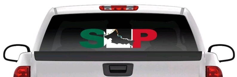 SLP Letters Decal Car Window Laptop Map Vinyl Sticker Mexico SLP Mx ...