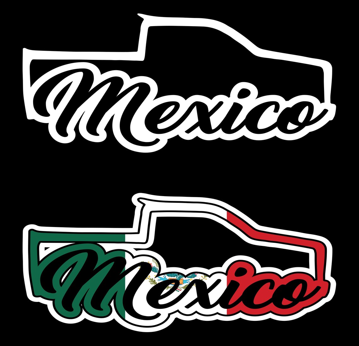 Mexico Decal Trokita Decal Car Window MEX Vinyl Sticker Mexico Trucking ...