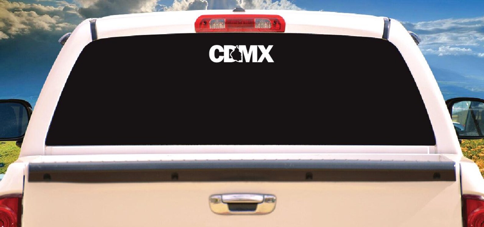 Ciudad De Mexico Letters Decal Car Window Laptop Map Vinyl Sticker ...