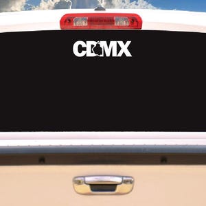 Ciudad De Mexico Letters Decal Car Window Laptop Map Vinyl Sticker ...
