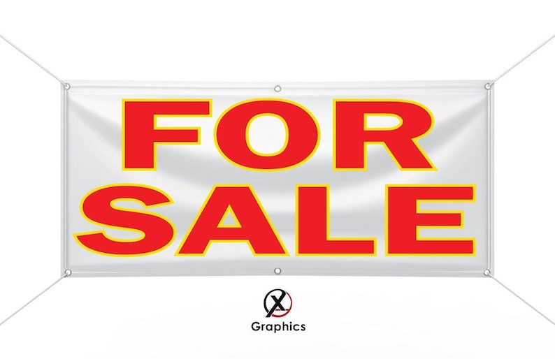 For Sale Vinyl Banner Advertising Sign Full Color Any Size Indoor ...