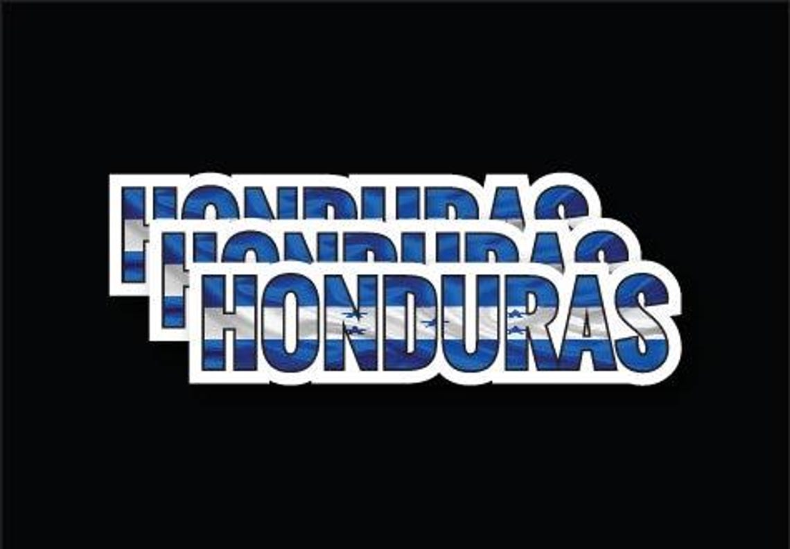 Honduras Letras Honduran Decal Car Window Laptop Vinyl Sticker Honduras ...