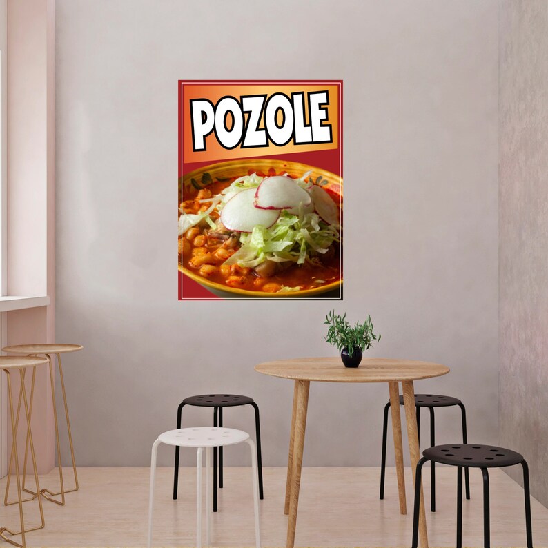 Pozole Sign Decal Window Sticker Truck Concession Vinyl Restaurant ...