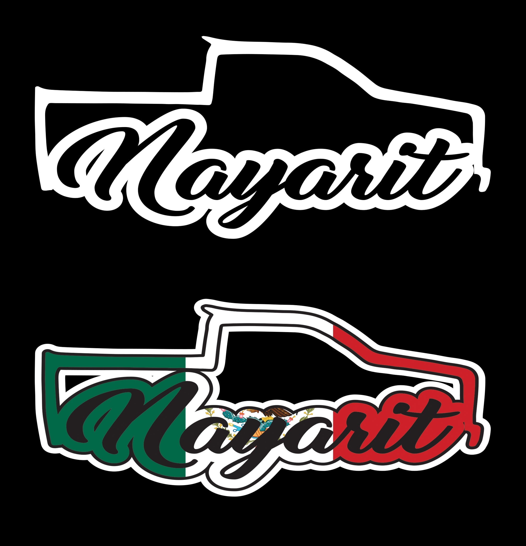Nayarit Decal Trokita Decal Car Window NAY Vinyl Sticker Mexico Truck ...