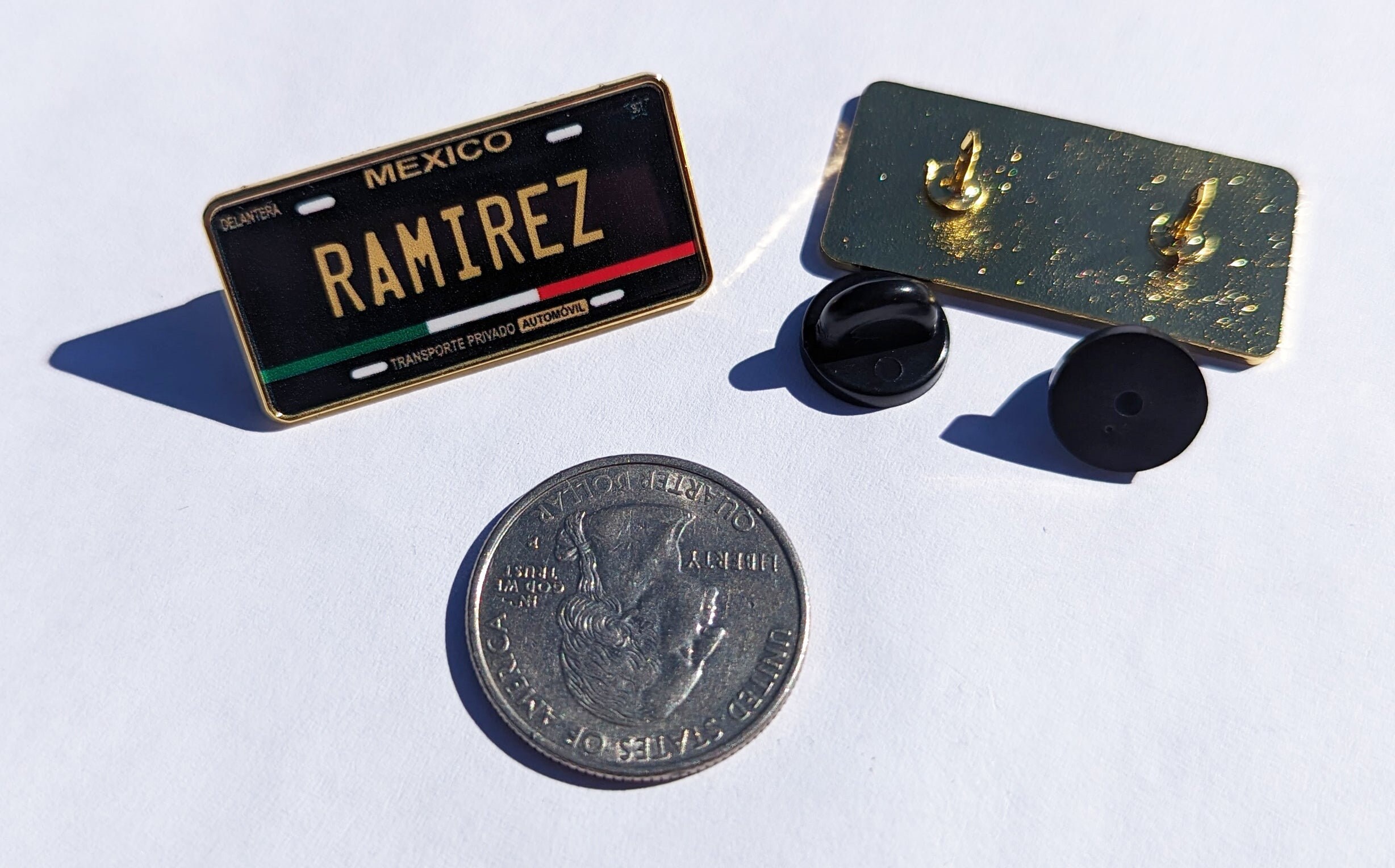 Pin Ramirez Car Plate Pin for Caps and Clothing Enamel Badge Pin ...