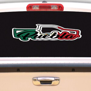 Puebla Decal Trokita Decal Car Window PUE Vinyl Sticker Mexico Trucking ...