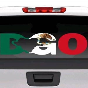Durango Letters Decal Car Window Laptop Map Vinyl Sticker Mexico Estado ...