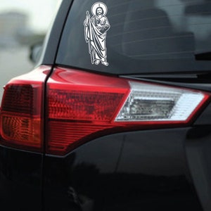 St Jude Decal Sticker Car Decal Window Laptop San Judas Saint Santo ...