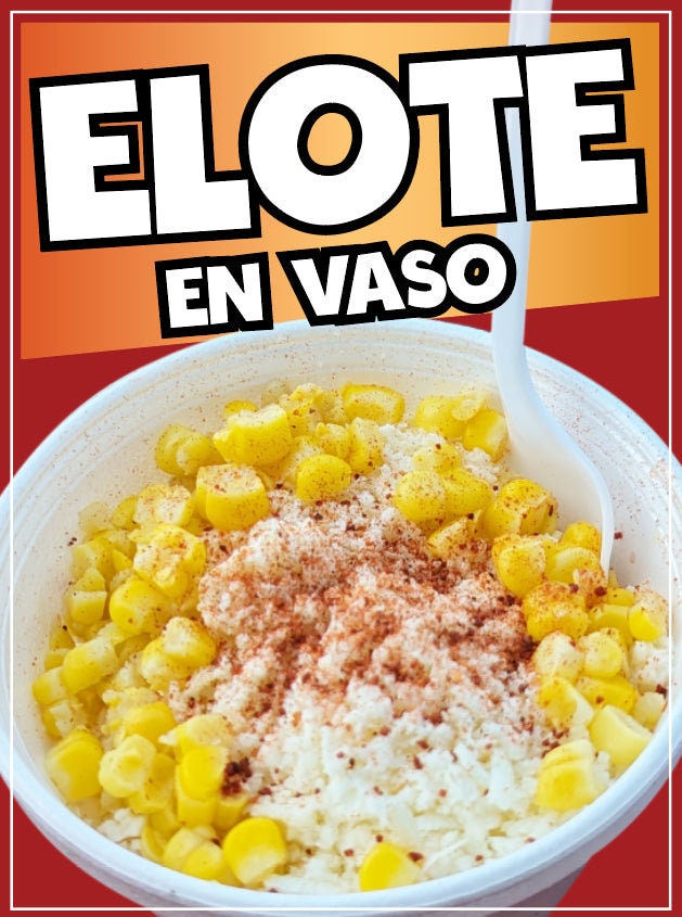 Elote En Vaso Decal Corn in a Cup Sticker Window Sticker Mexican Food ...