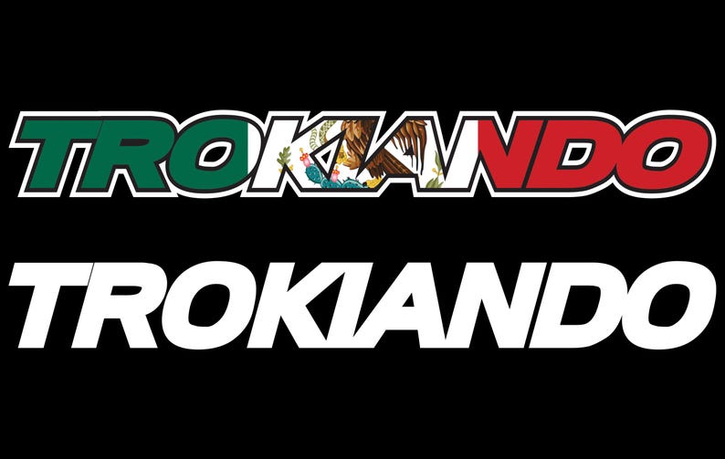 Trokiando Decal Car Window Laptop Map Vinyl Sticker Mexican Flag Adhesive Trokas - Etsy