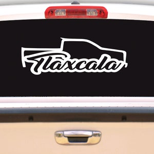 Tlaxcala Decal Troka Silhouette Letters Decal Car Window Laptop Map ...