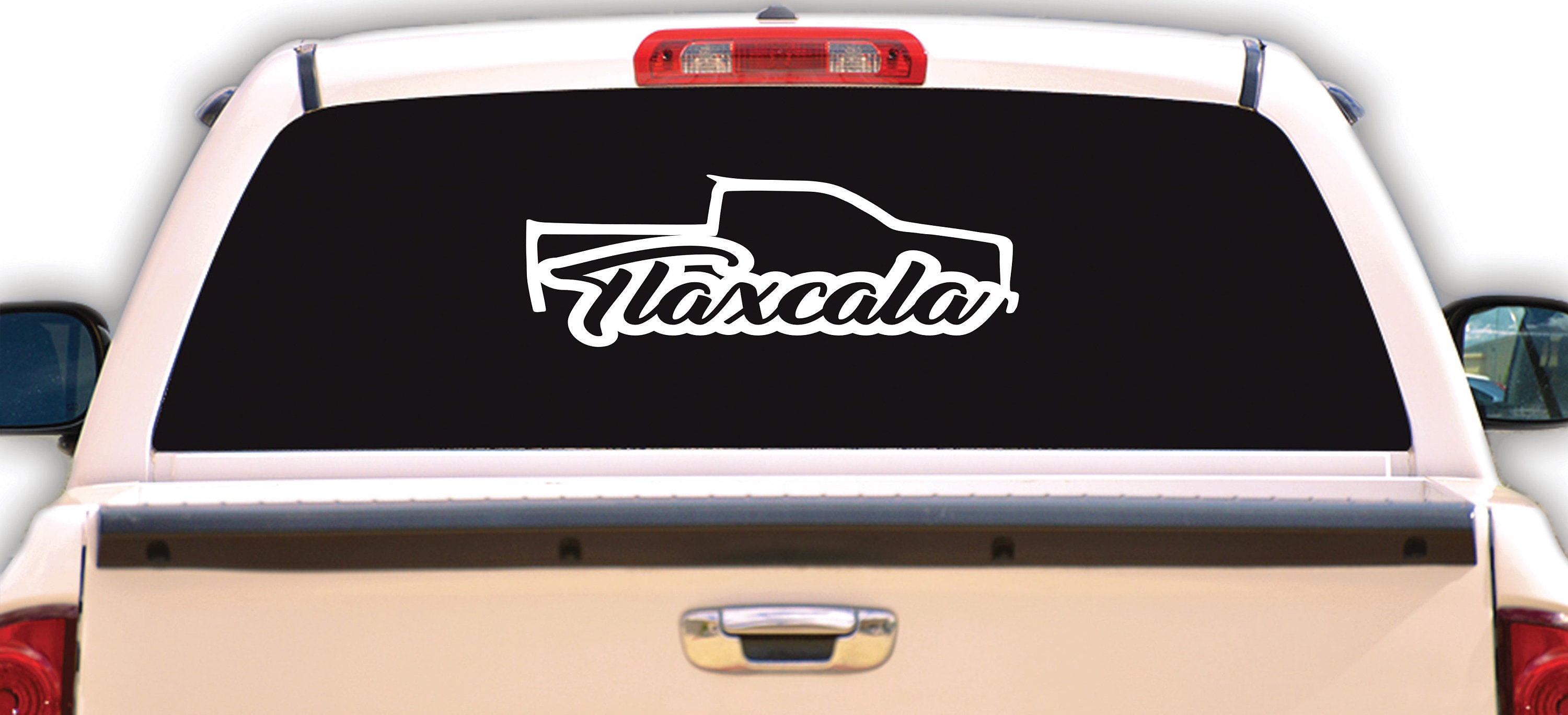 Tlaxcala Decal Troka Silhouette Letters Decal Car Window Laptop Map ...