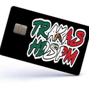 Trakas HDSPM Mexican Flag Credit Card Skin Cover Vinyl Stickers (4 Pack ...