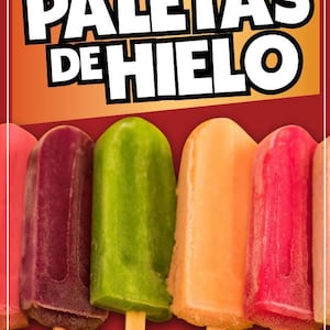 Paletas De Hielo Sticker Window Decal Truck Concession Vinyl Wall ...
