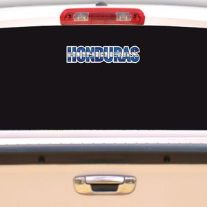 Honduras Letras Decal Car Window Laptop Vinyl Sticker Honduras Adhesive ...