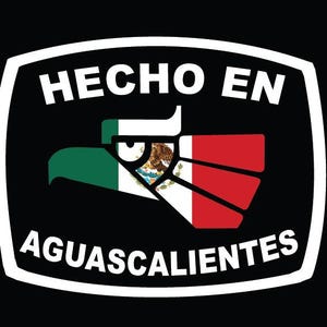 Hecho En Aguascalientes Letters Decal Car Window Laptop Flag Vinyl ...