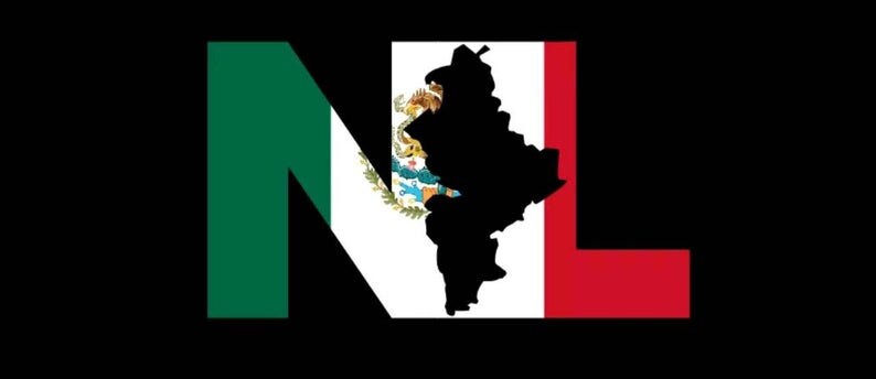Nuevo Leon Letters Decal Car Window Laptop Map Vinyl Sticker Mexico NL Estado - Etsy