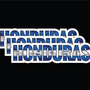 Honduras Letras Honduran Decal Car Window Laptop Vinyl Sticker Honduras ...
