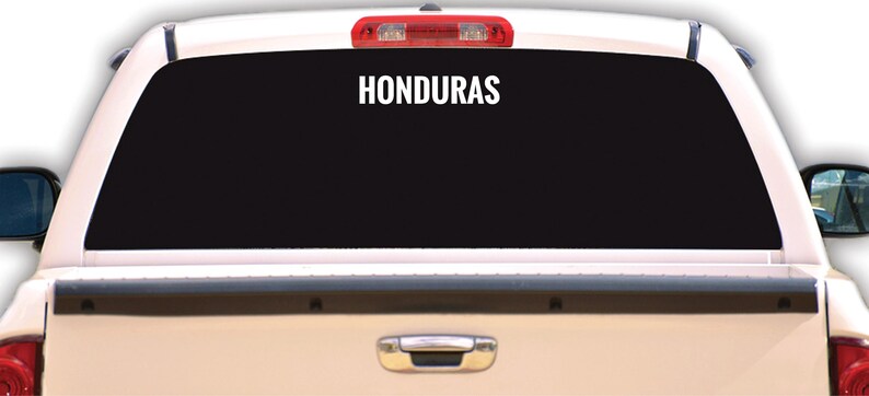 Honduras Letras Honduran Decal Car Window Laptop Vinyl Sticker Honduras ...