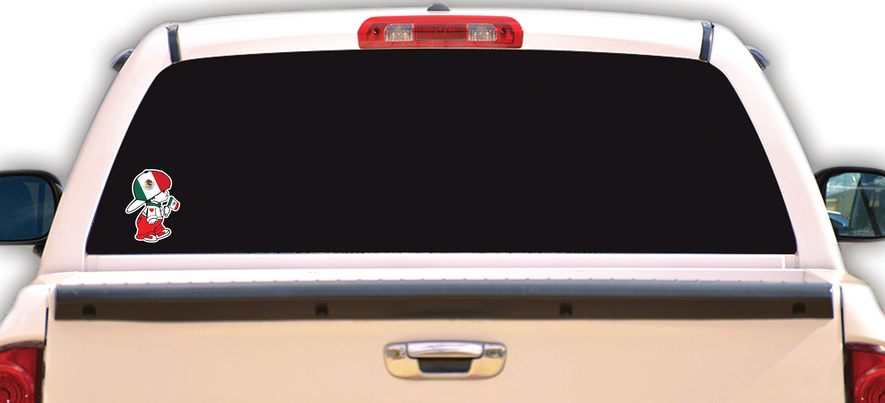 Mexican Boy Decal Car Window Vinyl Sticker Mexico Flag With Boy Sticker ...