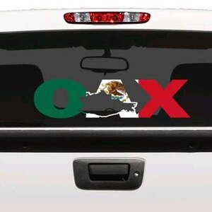 Oaxaca Letters Decal Car Window Laptop Map Vinyl Sticker Mexico Oax - Etsy