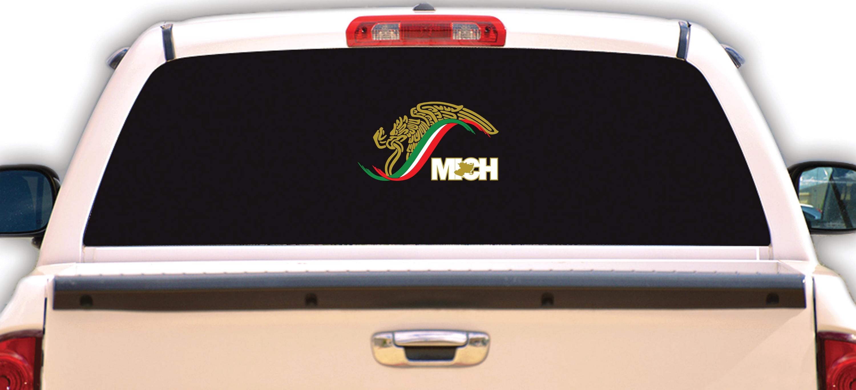 MICH Mexico Escudo Can Window Vinyl Sticker. Decal Gobierno Eagle ...