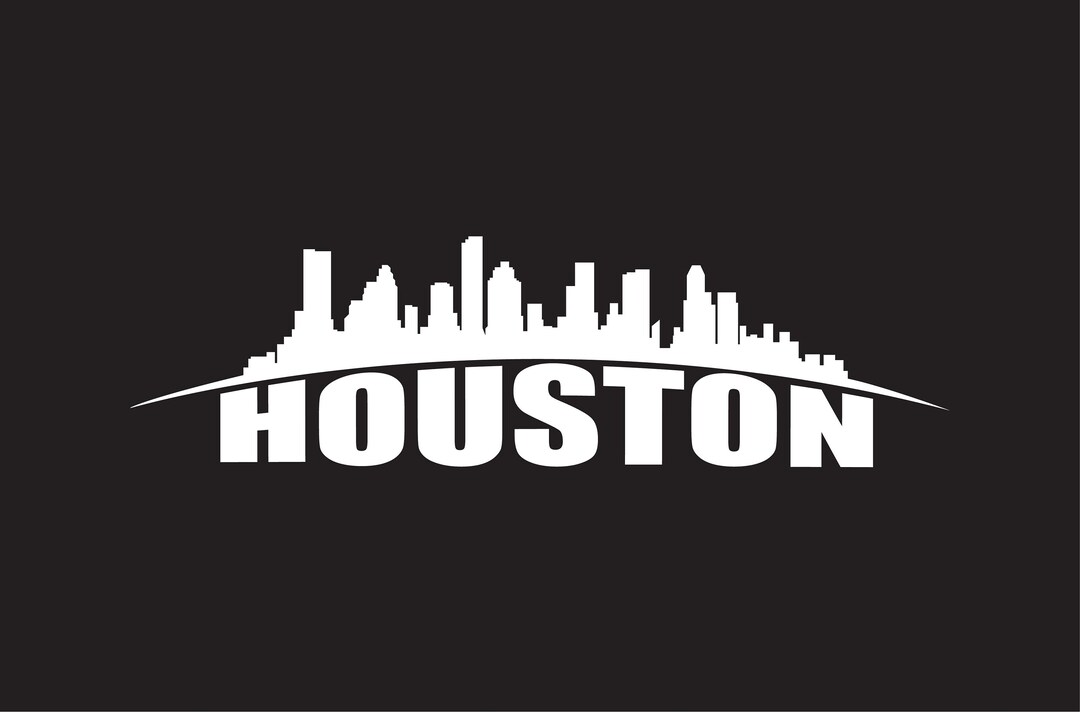 Houston Skyline Decal Car Window Vinyl Sticker HOU Htown Trucking - Etsy