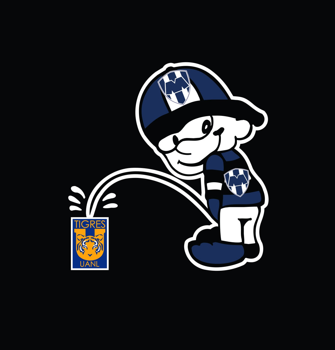 Monterrey Rayados Orinando Tigres Decal Car Window Laptop Vinyl Sticker ...
