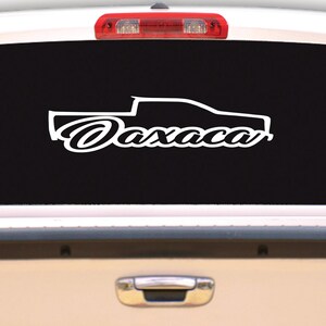 Oaxaca Decal Trokita Decal Car Window OAX Vinyl Sticker Mexico Trucking ...