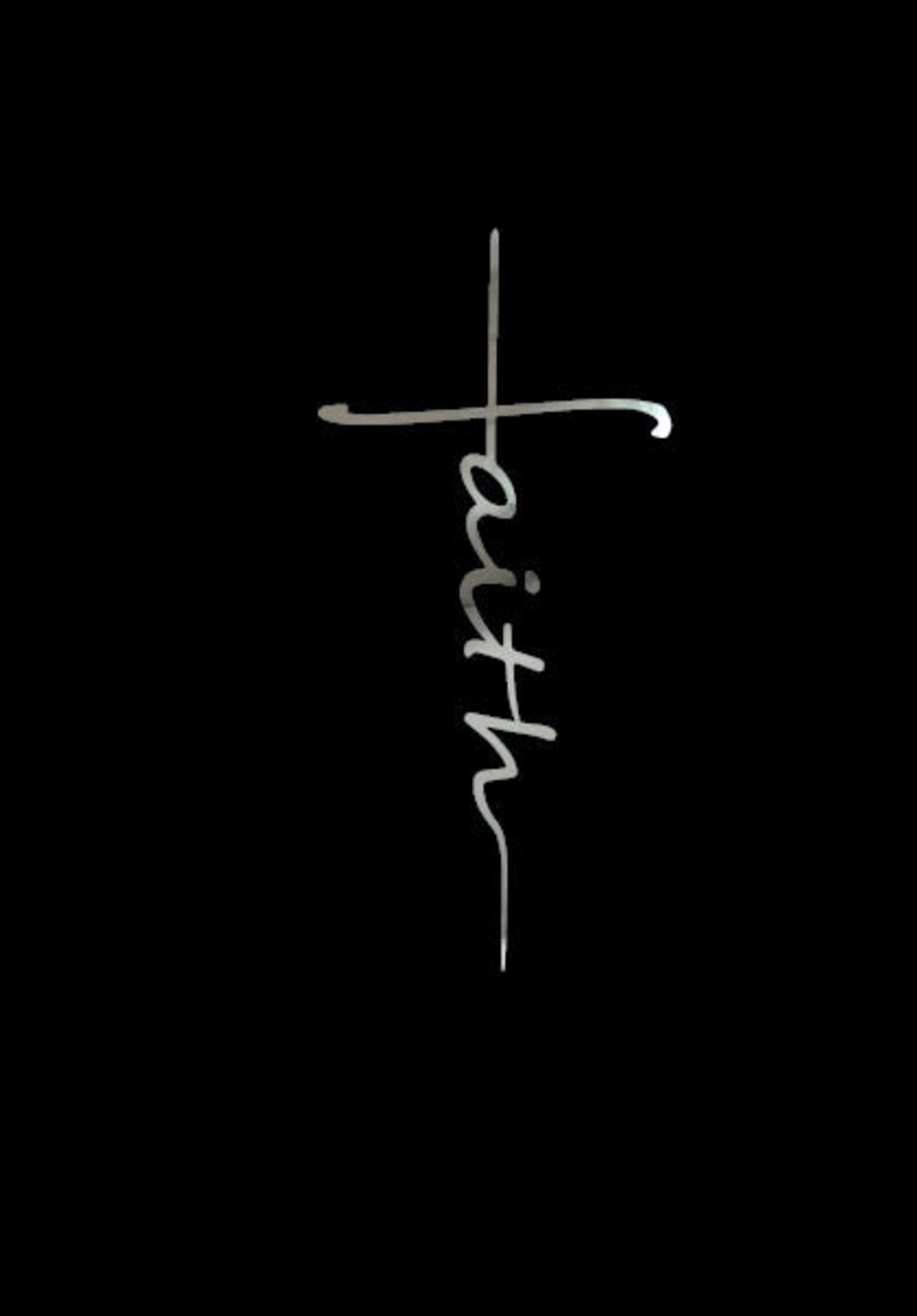 Faith Decal, Jesus, Christian Sticker, Faith Shirt, Vertical Cross ...
