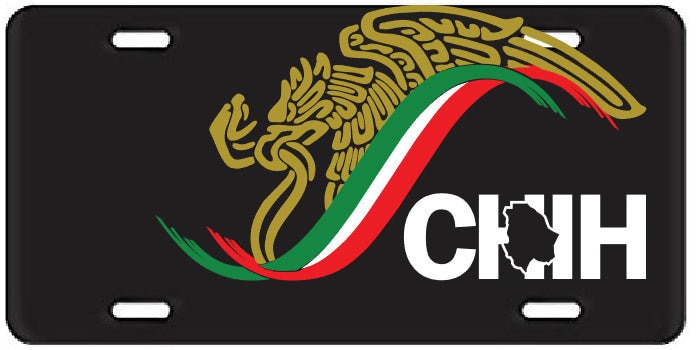 Mexican Logo Car Plate Aluminum License Plate Gobierno De Mexico Logo ...