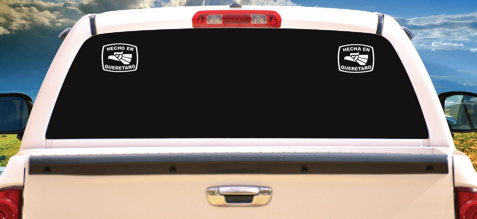 Hecha En Queretaro Letters Decal Car Window Laptop Flag Vinyl Sticker ...