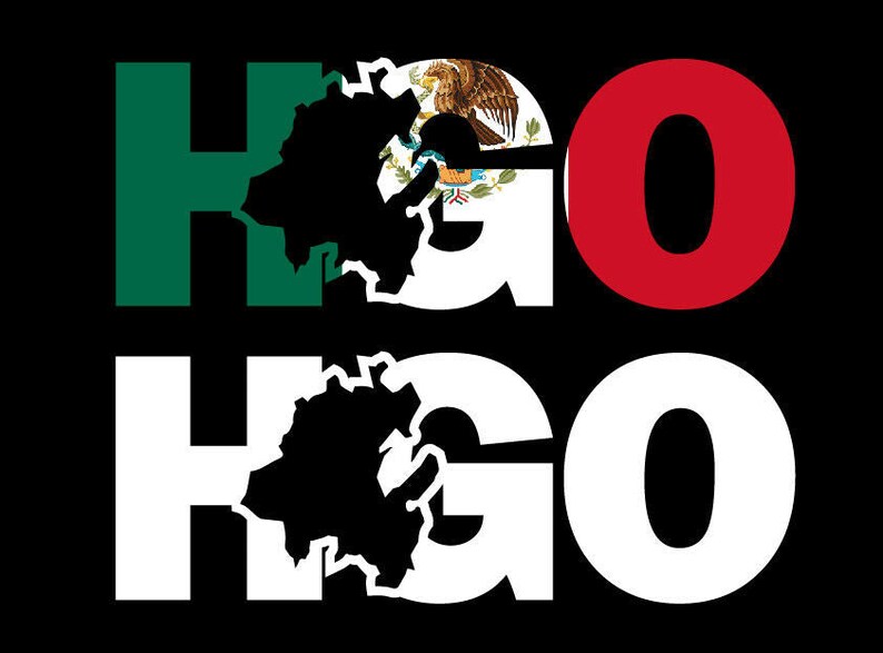 Hidalgo Letters Decal Car Window Laptop Map Vinyl Sticker HGO Mexico - Etsy