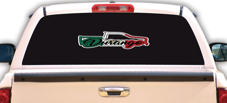 Durango Decal Trokita Decal Car Window DGO Vinyl Sticker Mexico ...