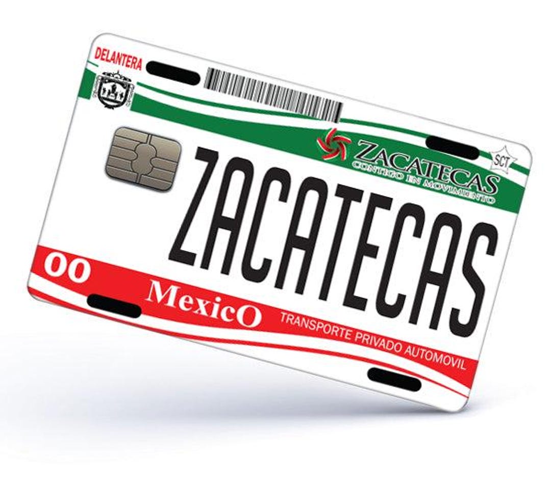 Zacatecas Credit Card Skin Cover Vinyl Stickers (4 Pack) - ZAC Mexican ...