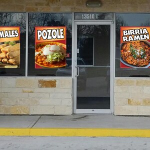 Pozole Sign Decal Window Sticker Truck Concession Vinyl Restaurant ...